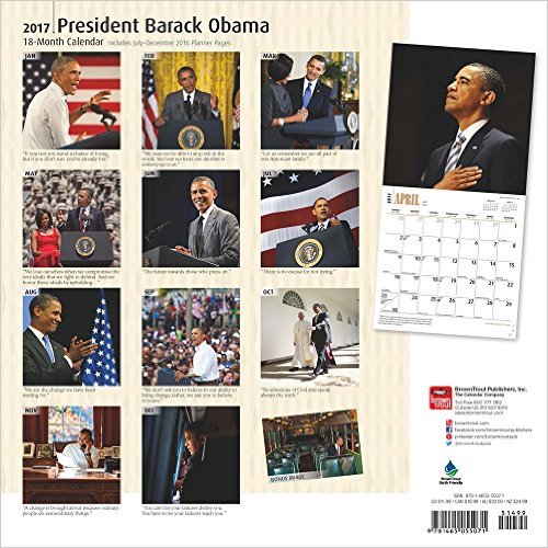 Cushcity.com - President Barack Obama 2017 Wall Calendar